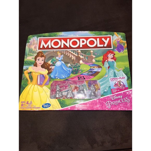 Hasbro | Toys | Disney Princess Monopoly Open And Play Game Sets Up ...